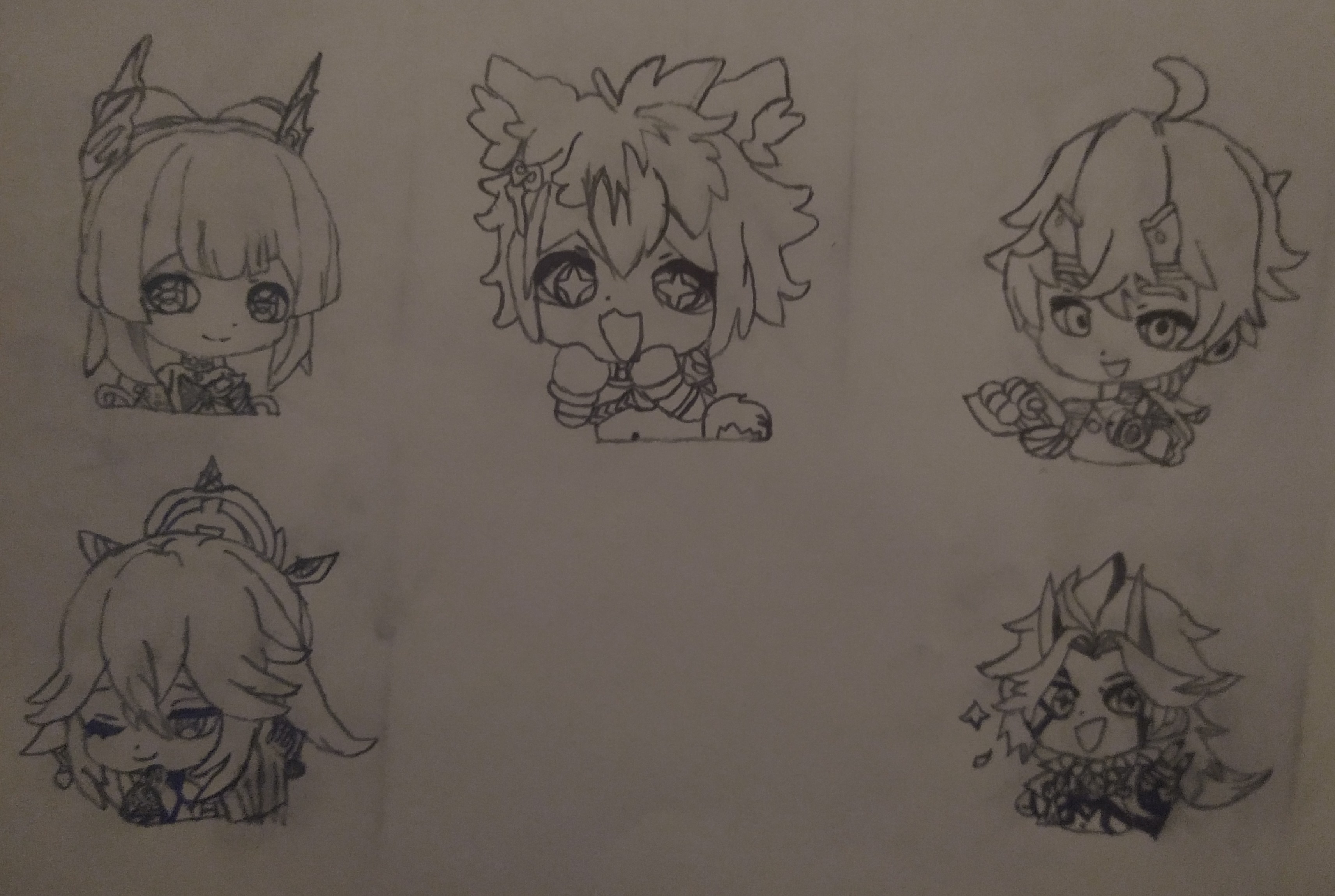 Inazuma Chibis/Emotes part 2 Genshin Impact | HoYoLAB