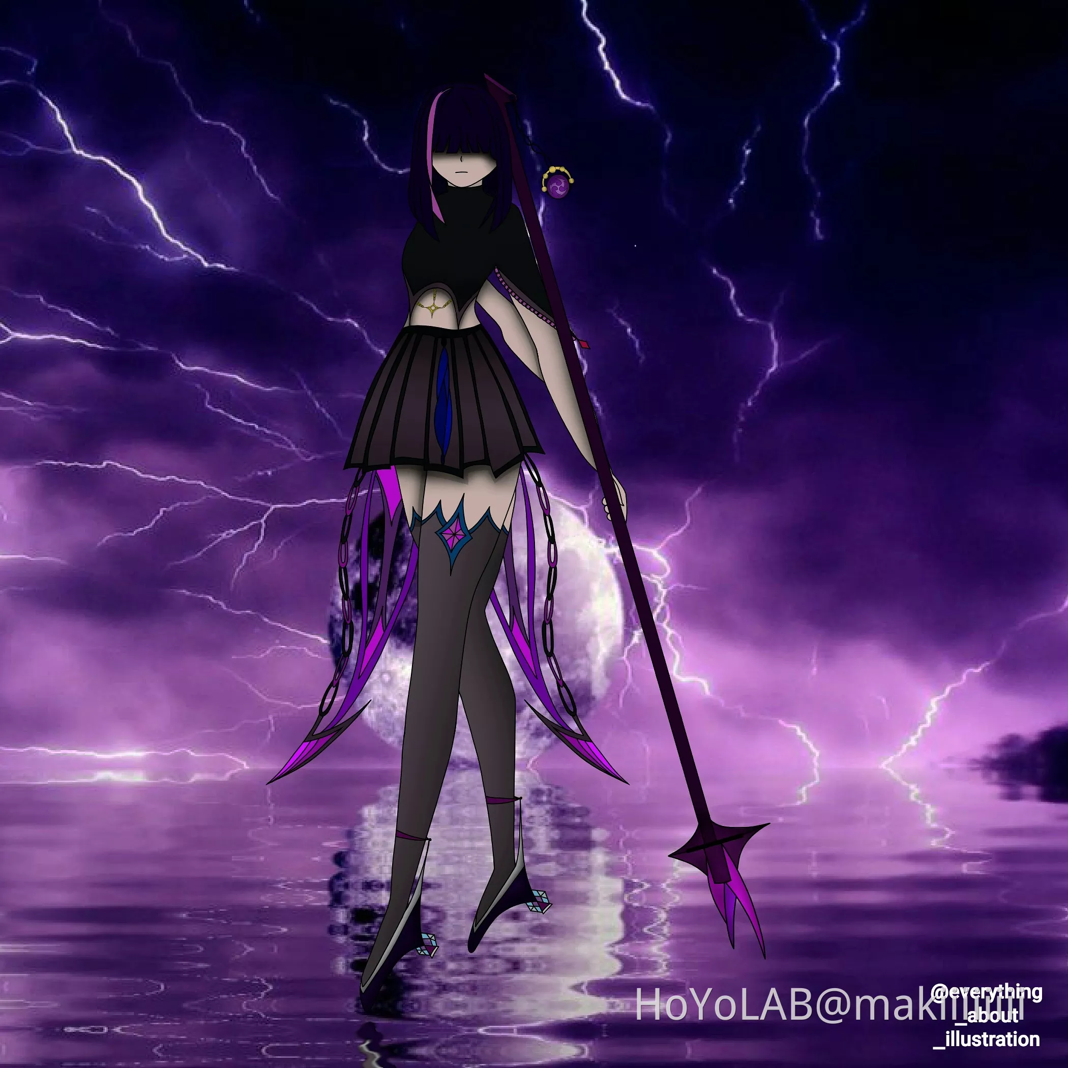 İnazuma electro polearm oc:D Genshin Impact | HoYoLAB