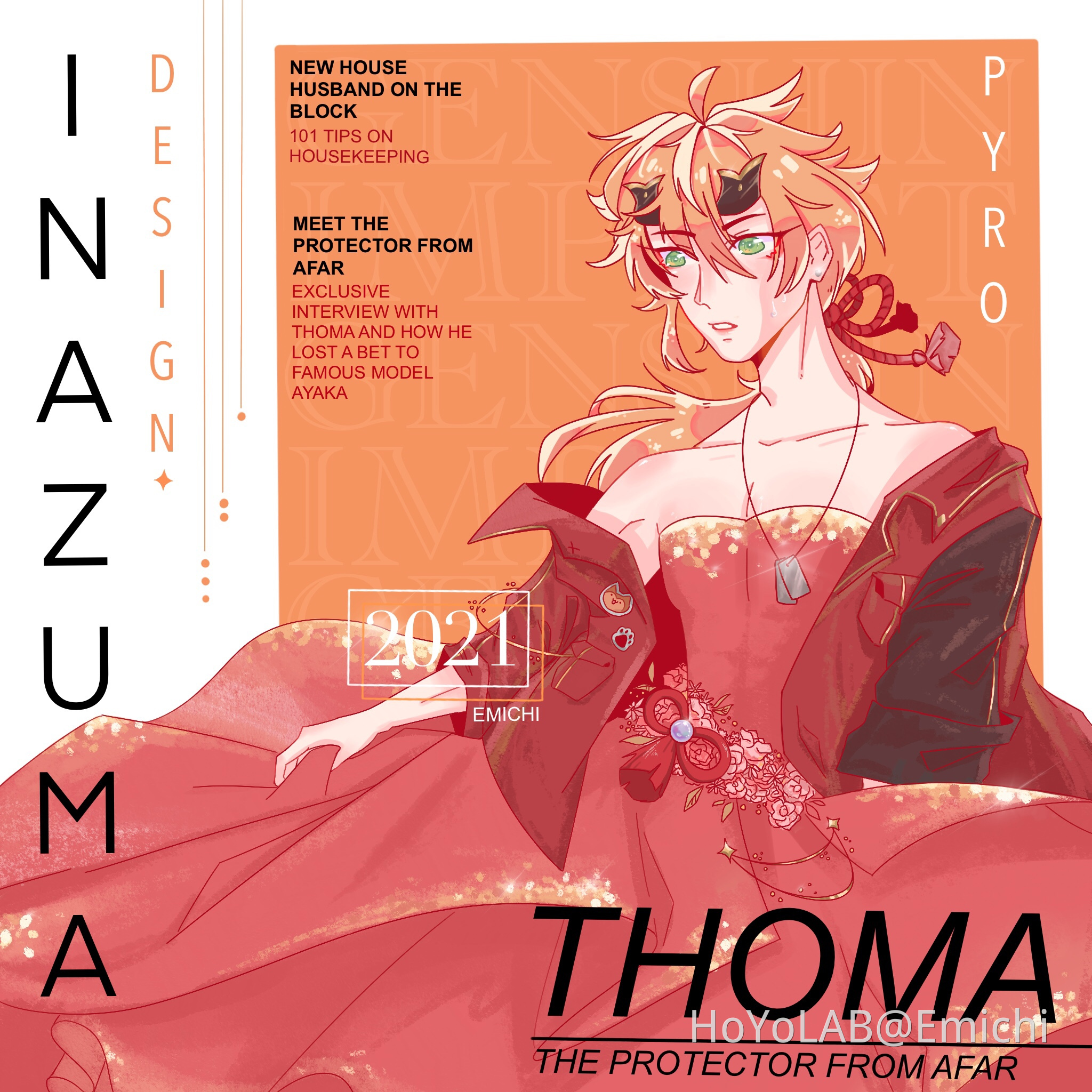 Thoma in a dress ️ Genshin Impact | HoYoLAB