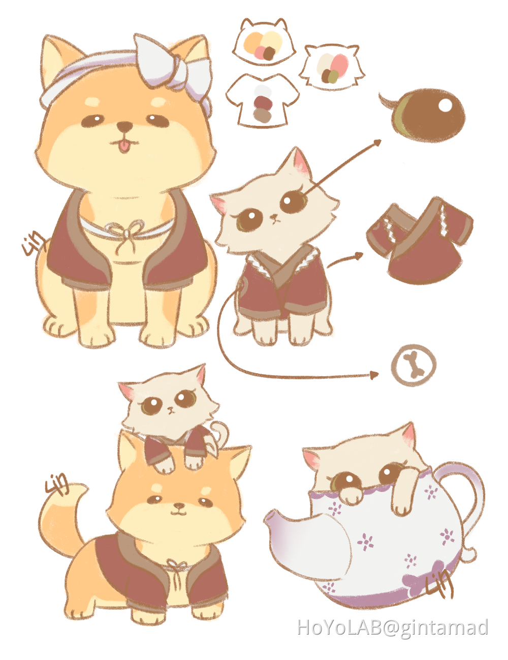 Taroumaru and Tomo's Cat Genshin Impact | HoYoLAB