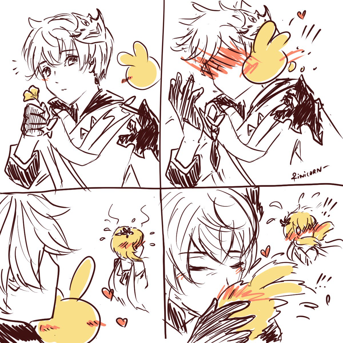 i drew a mini chilumi comic Genshin Impact | HoYoLAB