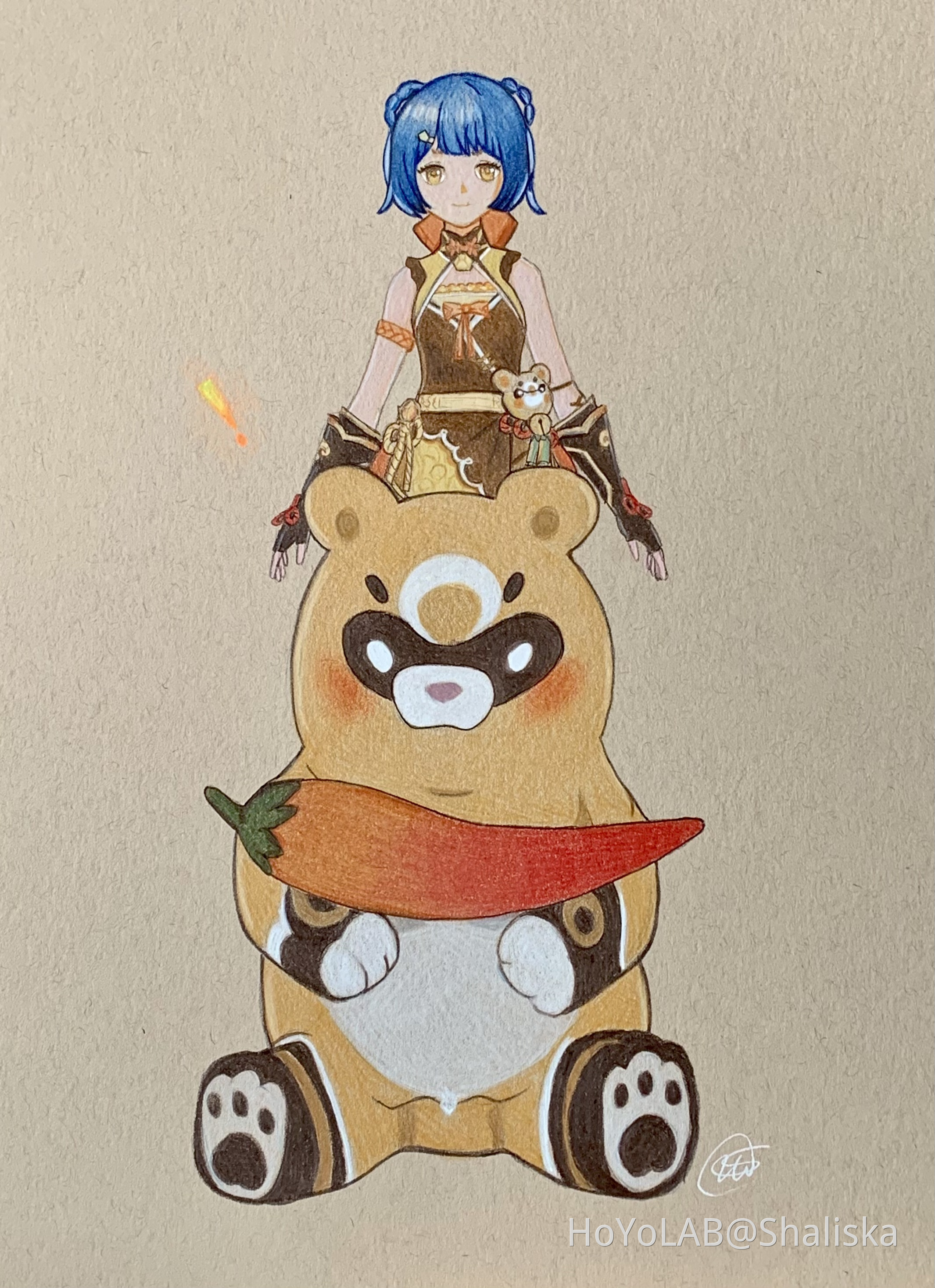 Xiangling & Guoba Genshin Impact | HoYoLAB