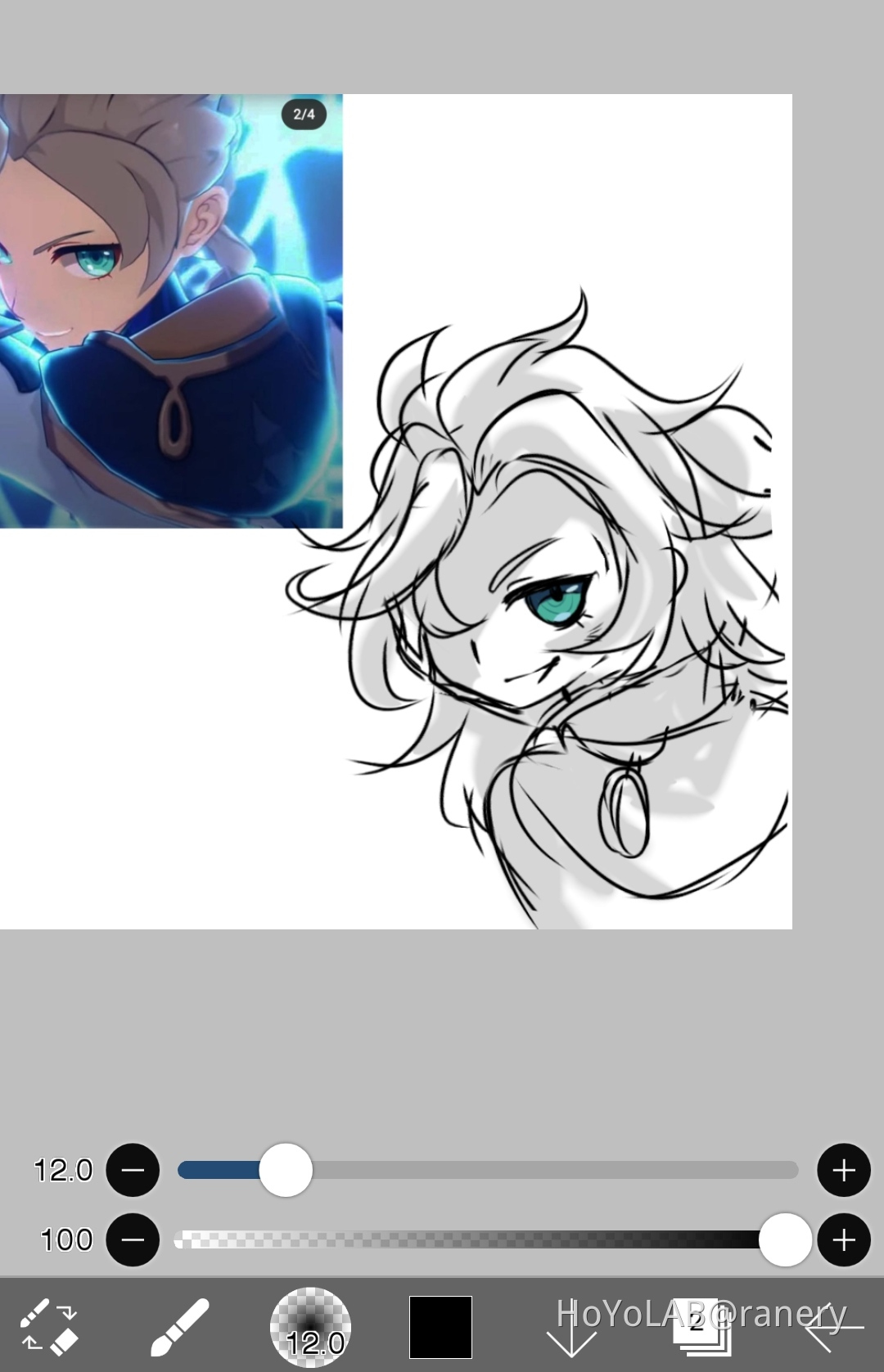 I tried to draw smirk albedo Genshin Impact | HoYoLAB