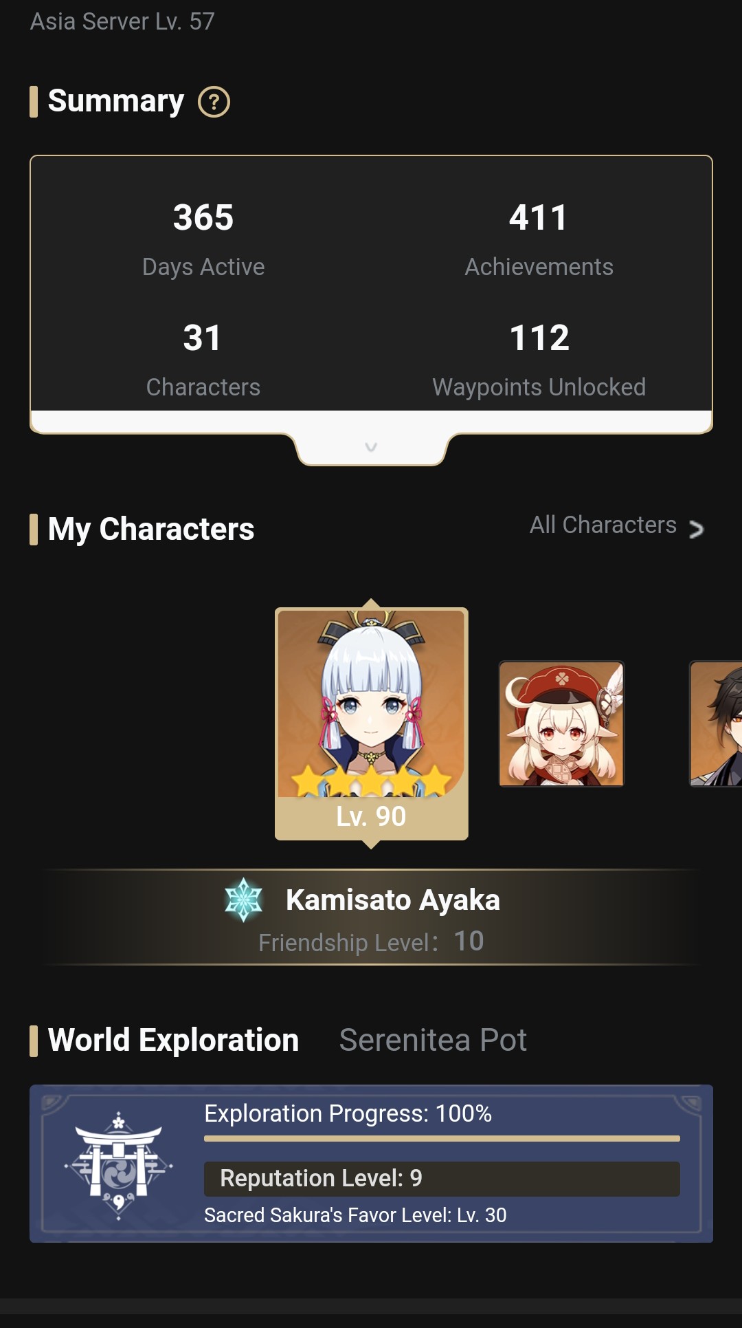 Hoyolab 2.0 incomplete "Dark Mode" Genshin Impact | HoYoLAB