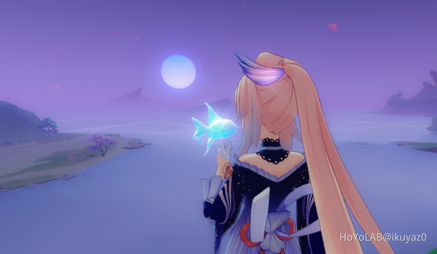 under the moonlight🌙 Genshin Impact | HoYoLAB