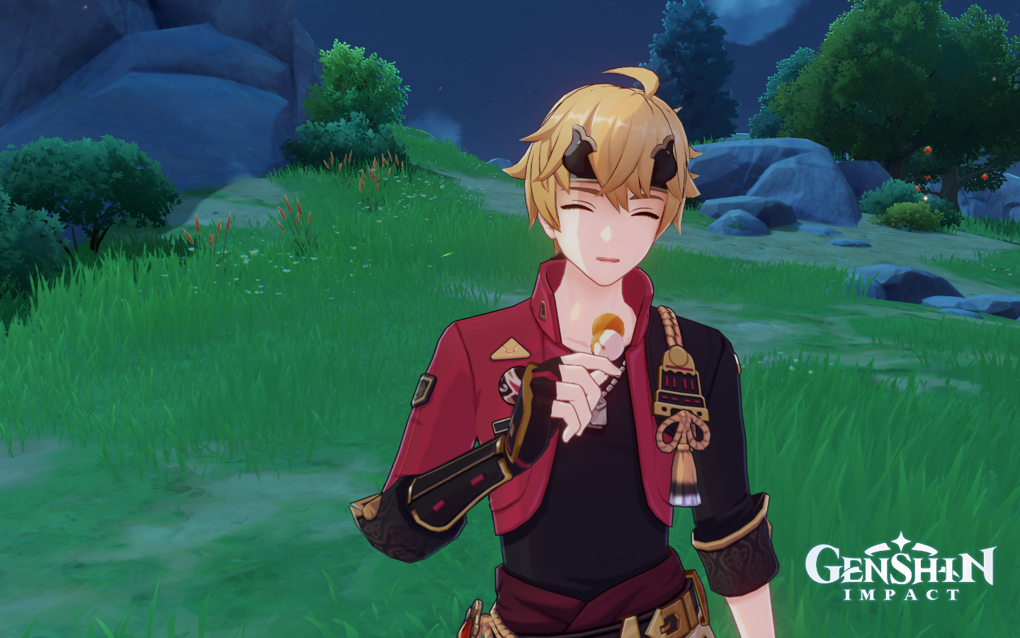 Thoma With His Dango Genshin Impact | HoYoLAB