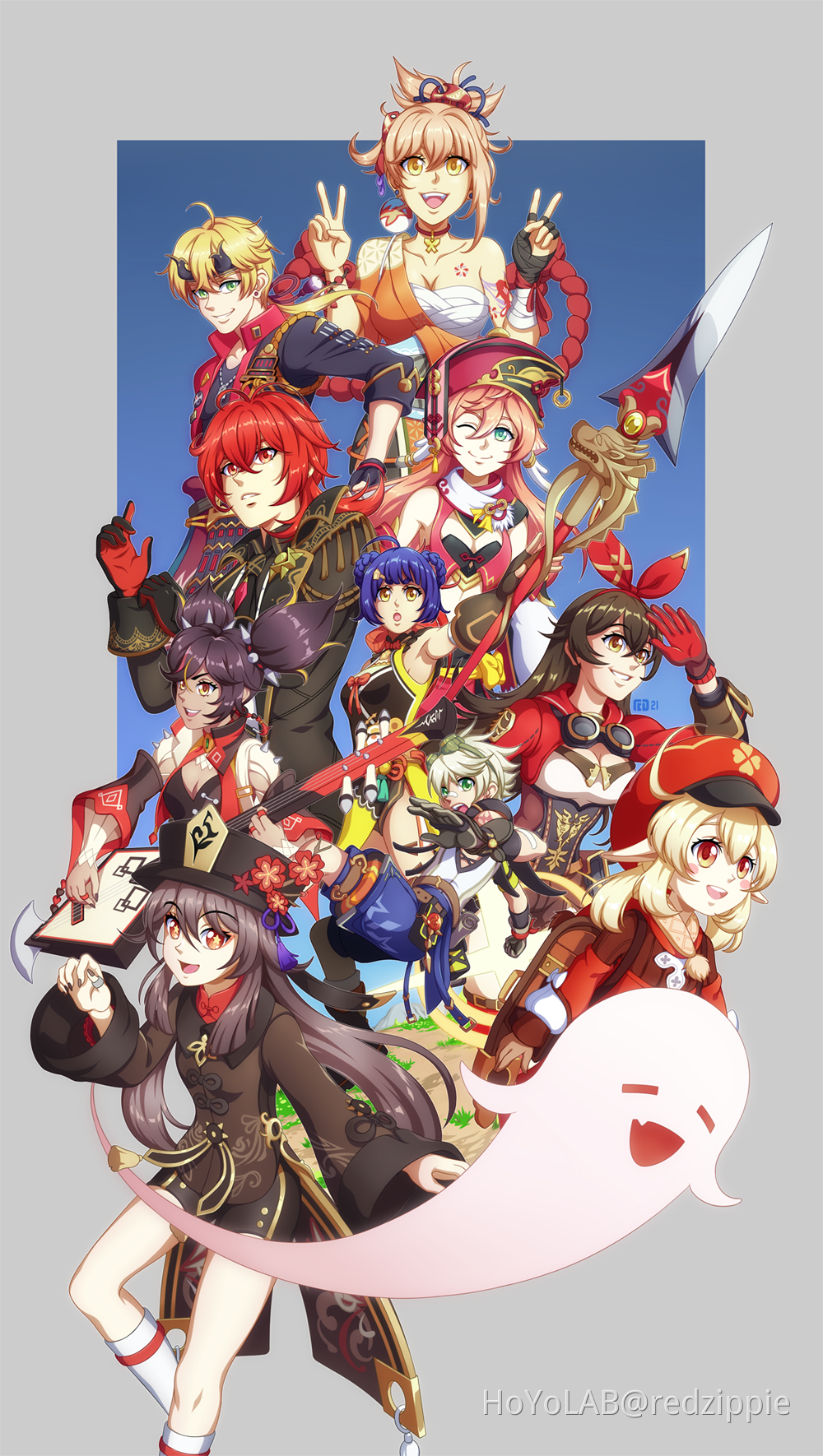 Team Pyro! Genshin Impact | HoYoLAB