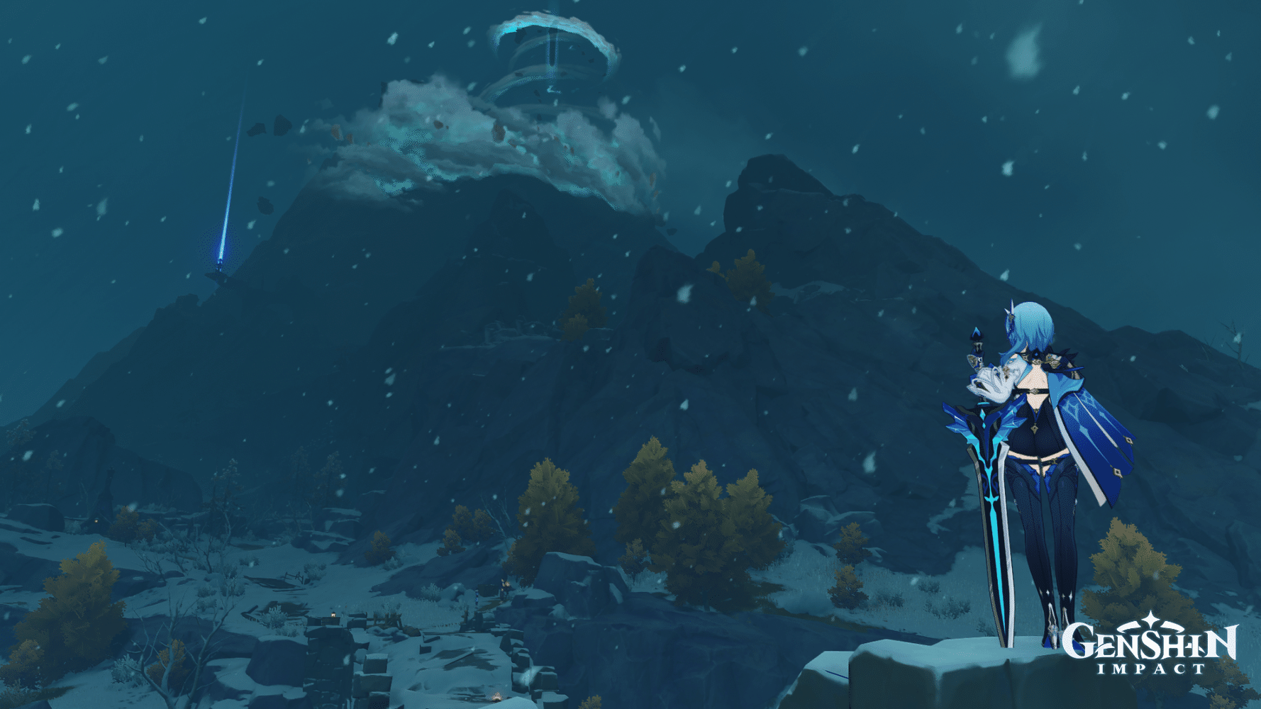 Dragonspine Wallpaper locations please ? Genshin Impact | HoYoLAB