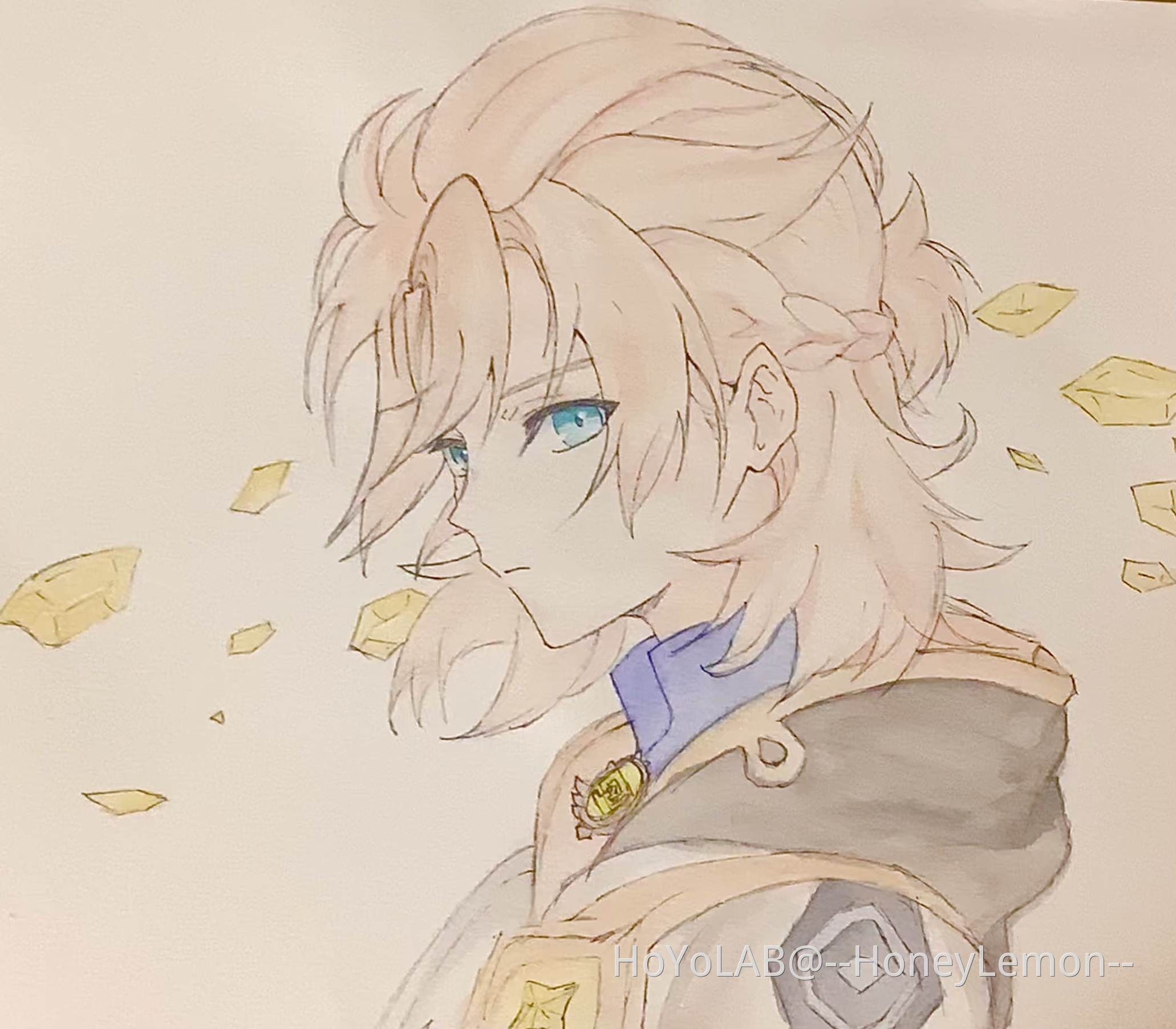 🔸Albedo Watercolour Painting 🔸 Genshin Impact | HoYoLAB