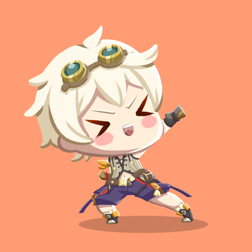 National Team Chibi (Bennett, Xingqiu, Chongyun, Xiangling) Genshin ...