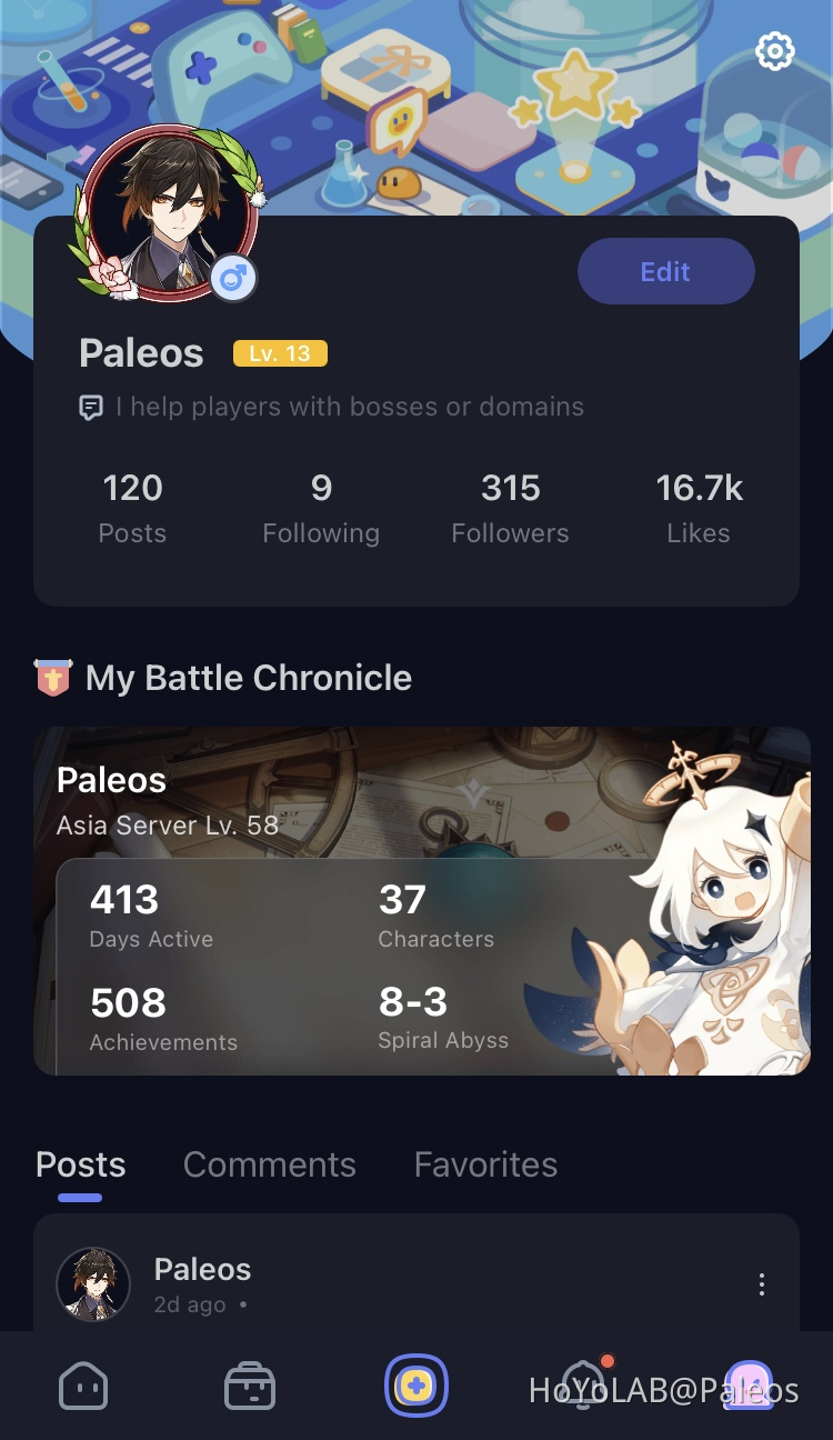 Finally the dark mode is here Genshin Impact | HoYoLAB