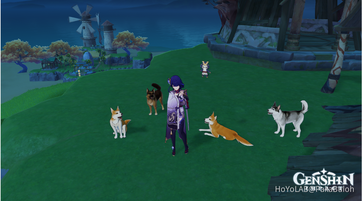 Raiden with her followers Genshin Impact | HoYoLAB