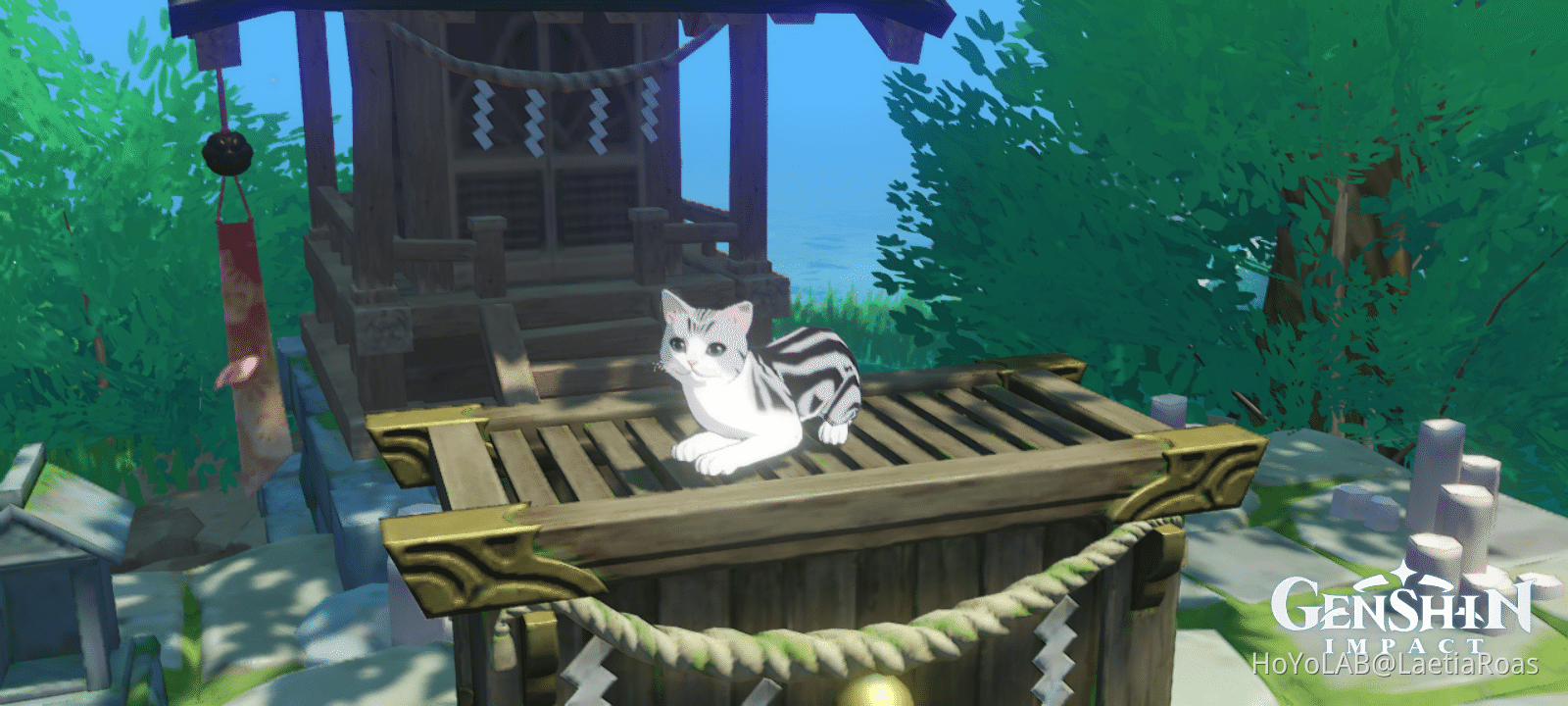"A Cat's Gift" Hidden Achievement in Seirai Island, Inazuma. Genshin ...