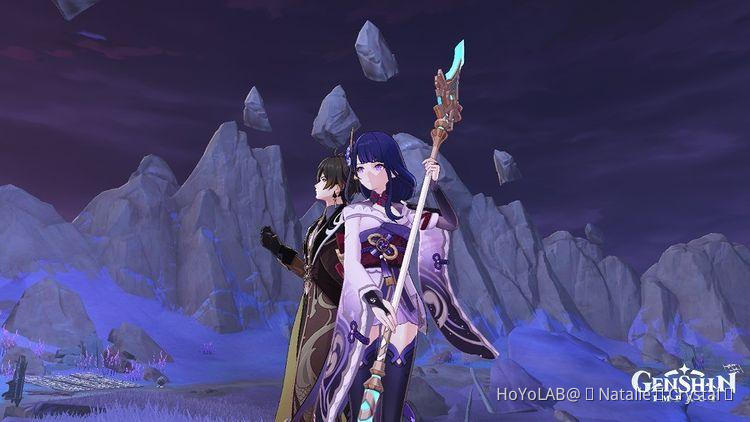 Raiden Ei and Zhongli Genshin Impact | HoYoLAB