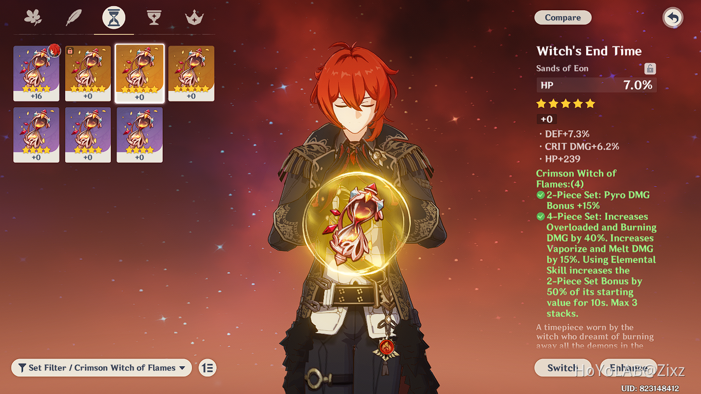 2 months of grinding Crimson set, here is what I got! Genshin Impact ...