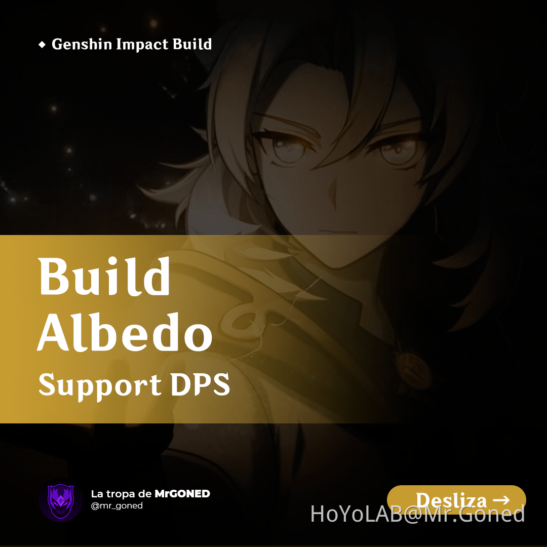 BUILD ALBEDO || SUPPORT DPS Genshin Impact | HoYoLAB