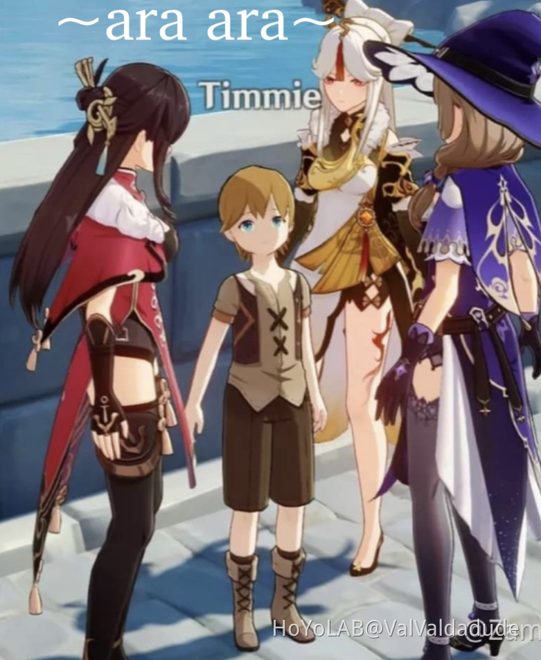 the ara ara squad Genshin Impact | HoYoLAB