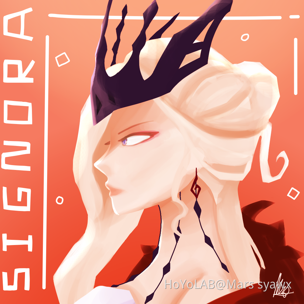 Signora Fanart Genshin Impact | HoYoLAB