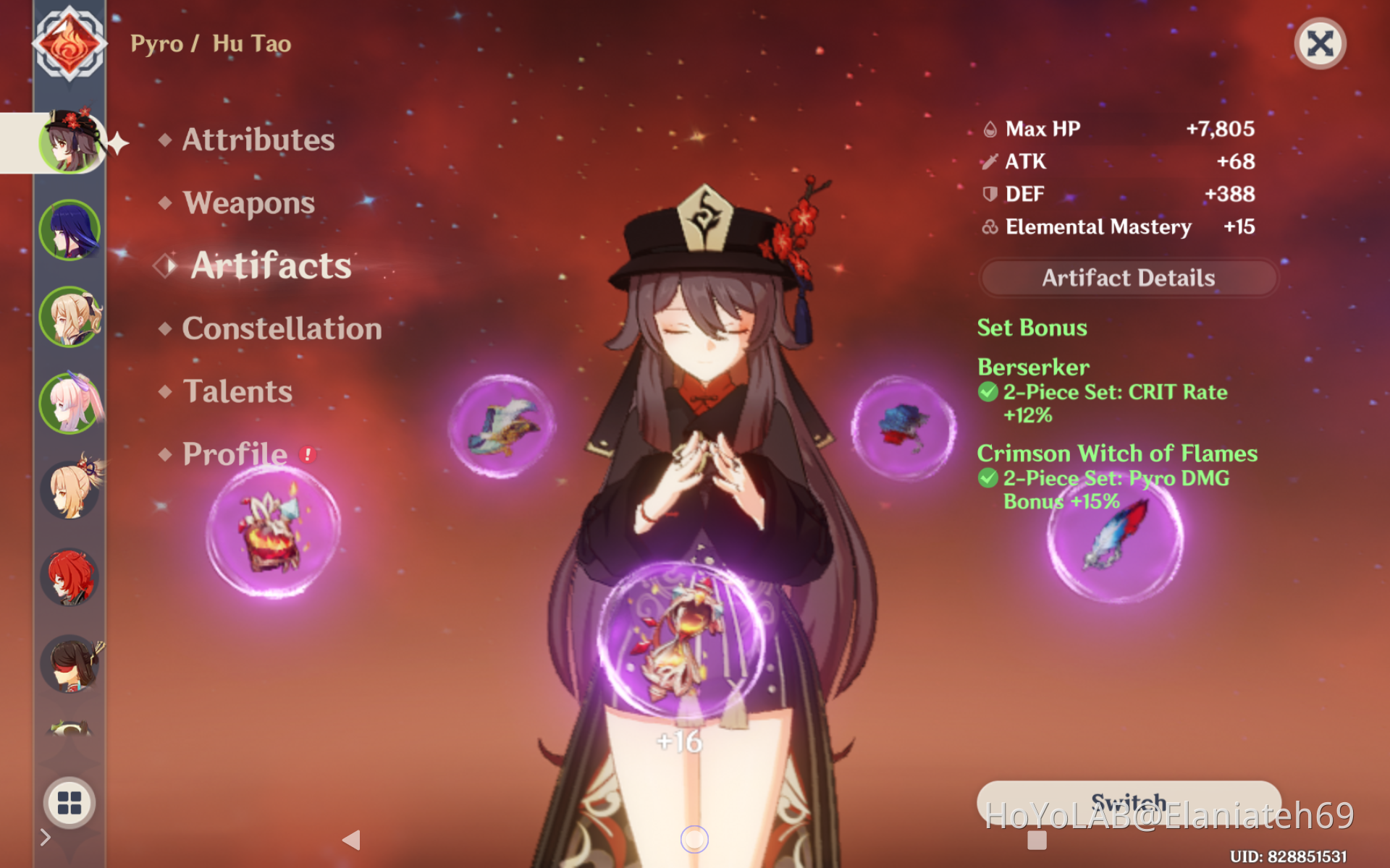 Hu Tao build | Genshin Impact | HoYoLAB