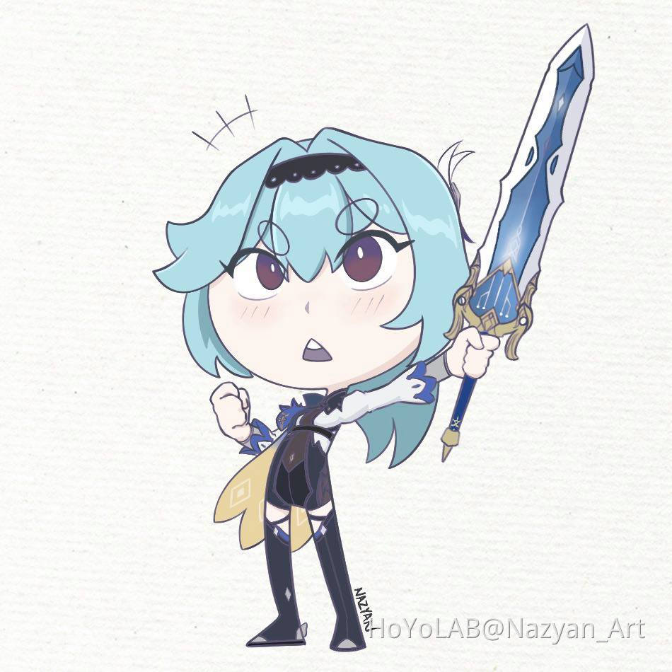 Vengeance! Chibi Eula. Genshin Impact | HoYoLAB