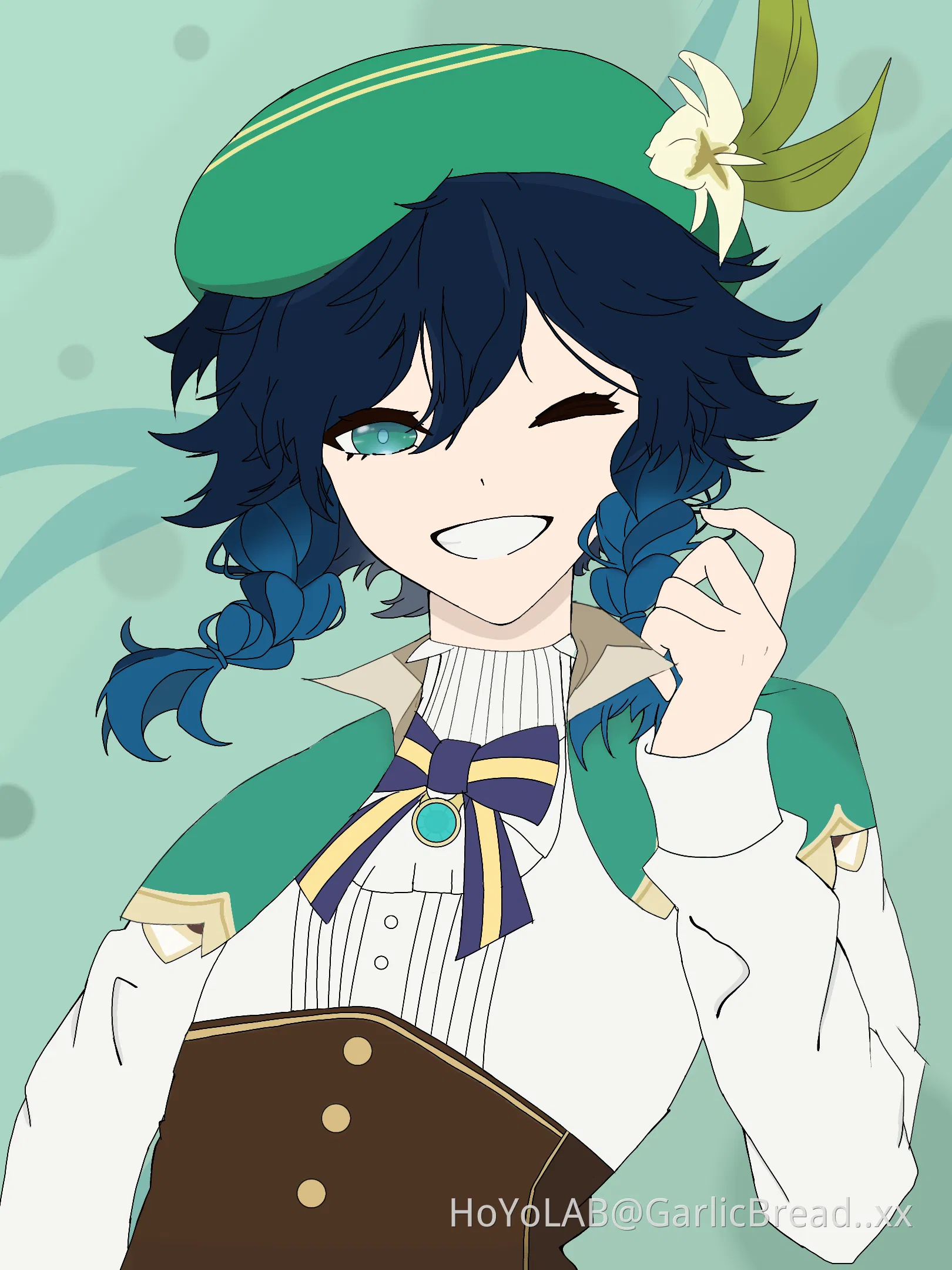 Venti drawing!! Genshin Impact | HoYoLAB