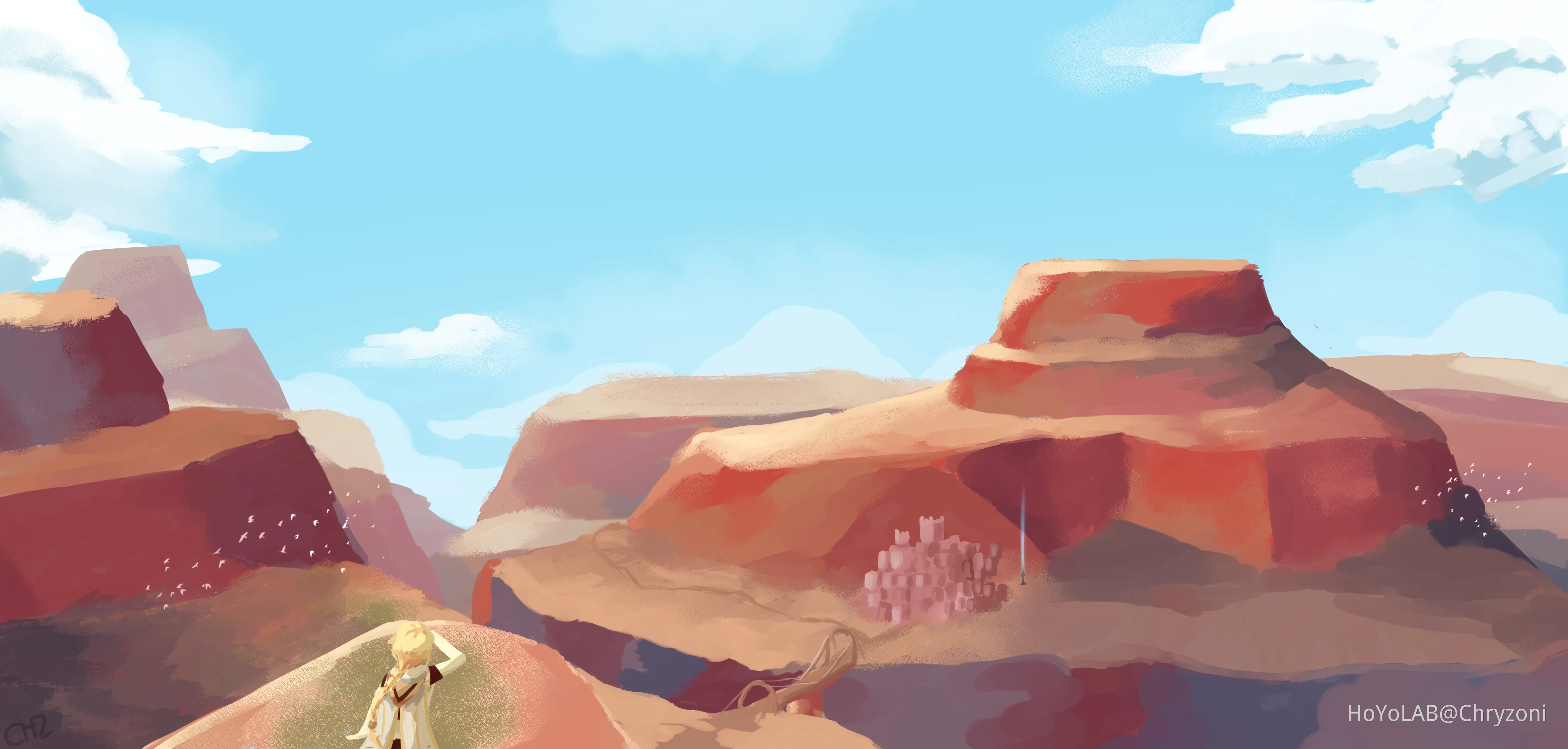 Natlan View (Fan Art) Genshin Impact | HoYoLAB