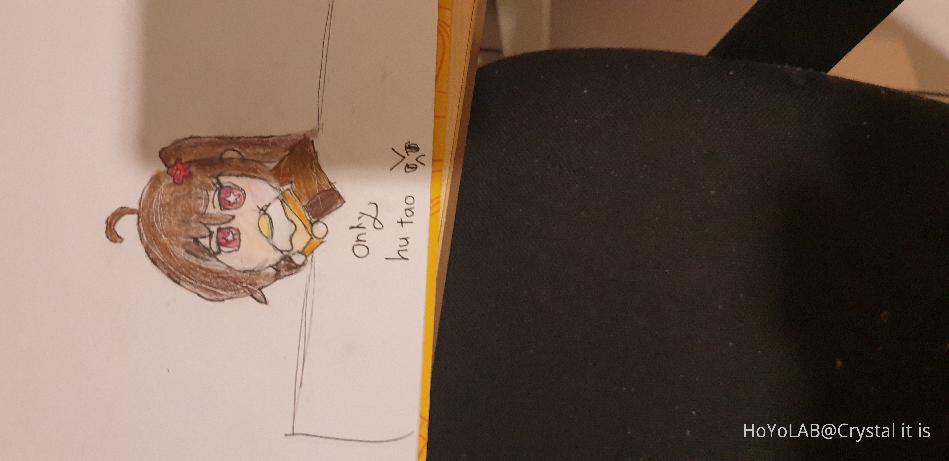 drawing hu Tao eating bread and Klee :D Genshin Impact | HoYoLAB