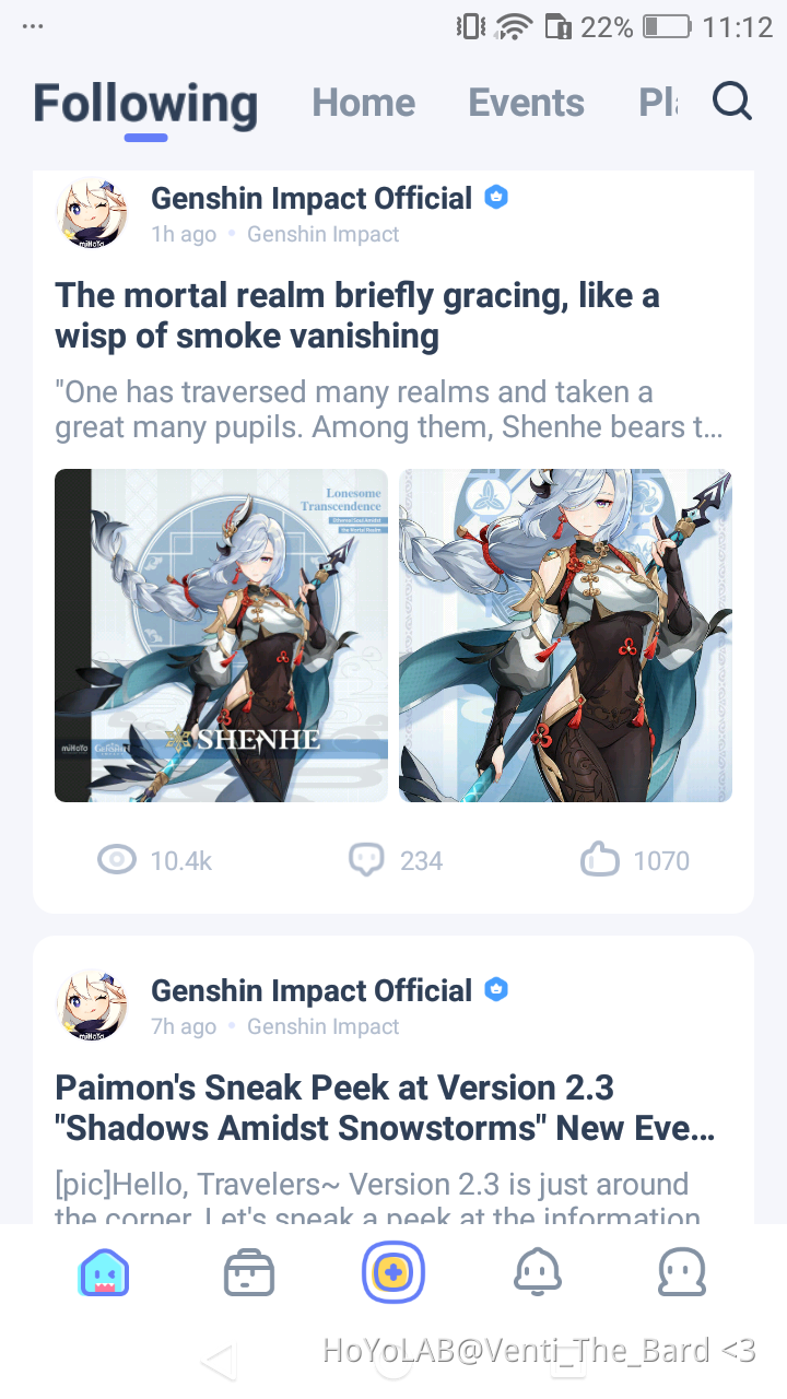 Me waking up this morning to check mihoyo lab ._. Genshin Impact | HoYoLAB