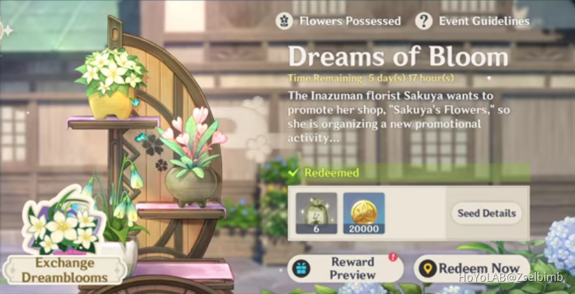 Dream of Bloom Genshin Impact | HoYoLAB