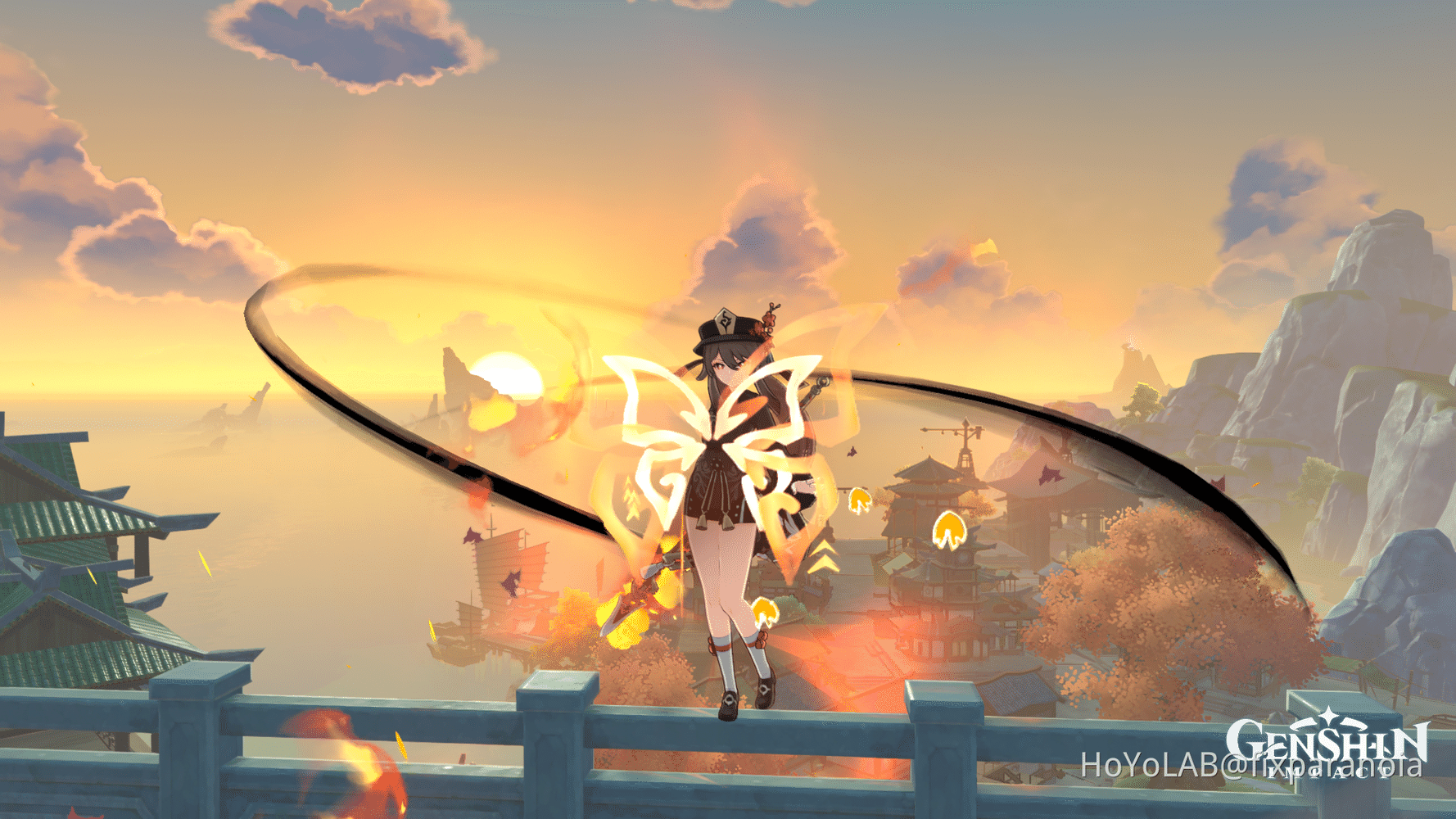 HU TAO ON FIRE Genshin Impact | HoYoLAB