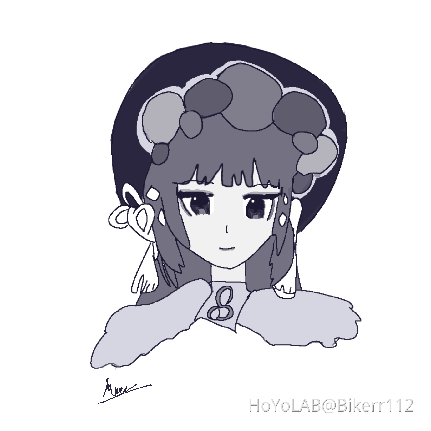 Yunjin lazy drawing Genshin Impact | HoYoLAB