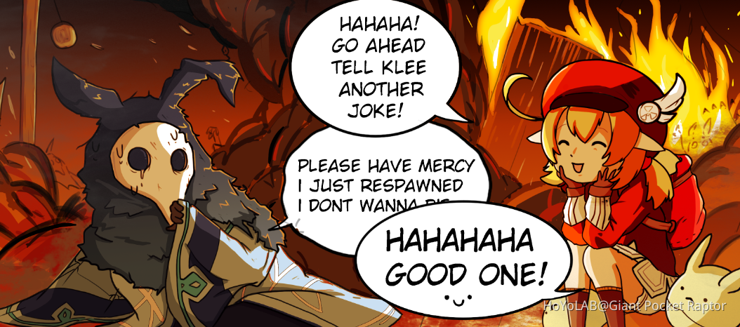 Klee and an abyss mage. Genshin Impact | HoYoLAB