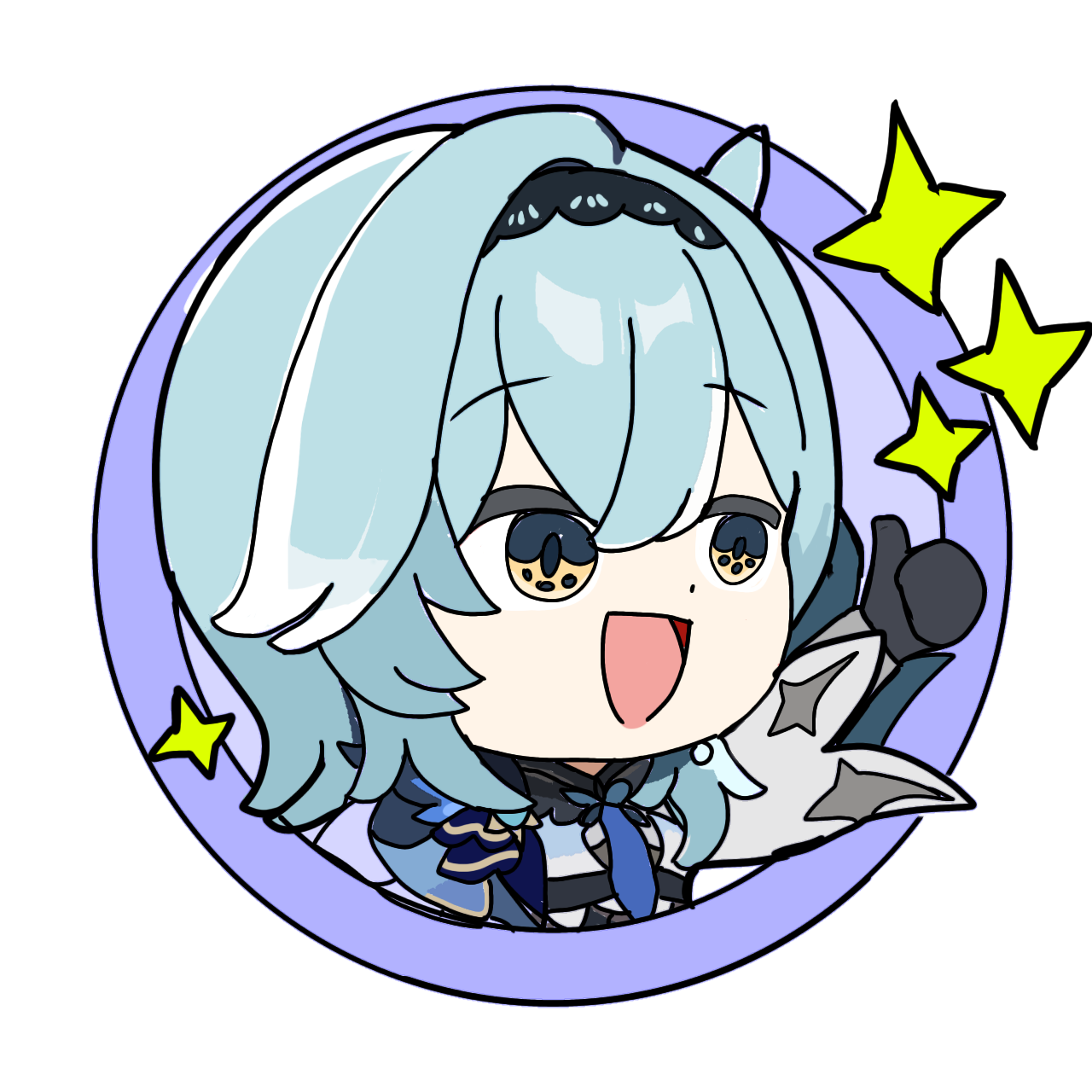 EULA sticker GO! GO! GO! Genshin Impact | HoYoLAB