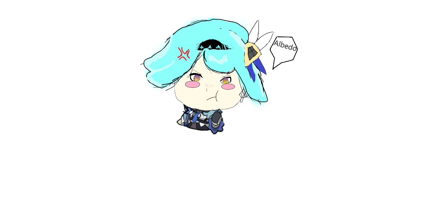 Eula angry on Albedo - miHoYo Player Community