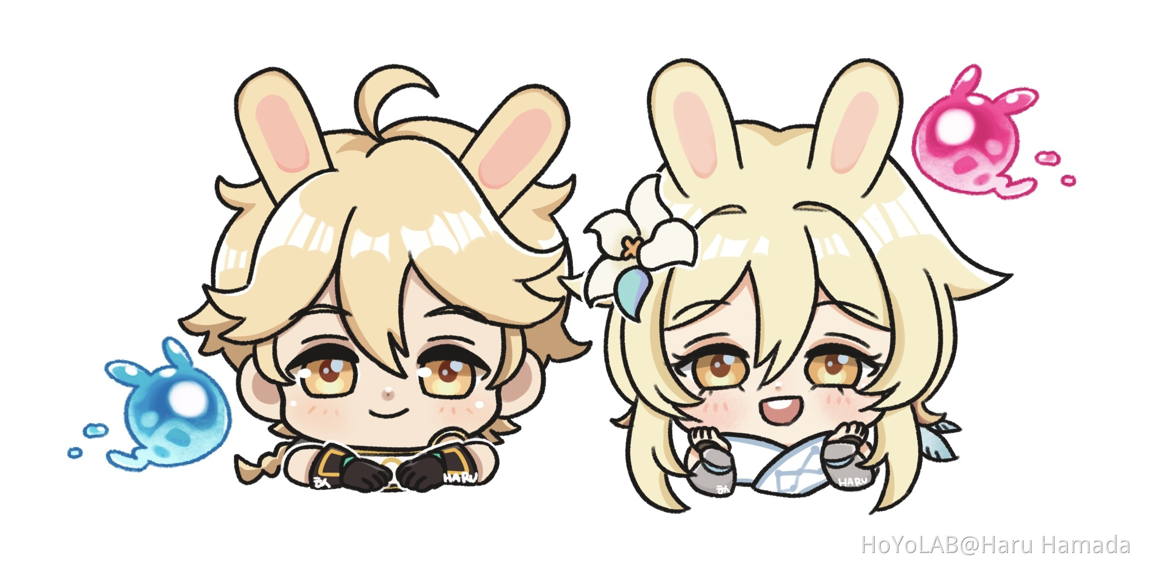 Rabbit twins Genshin Impact | HoYoLAB
