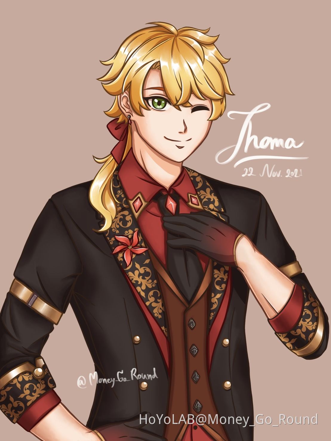 Thoma (Mondstad Butler Version) Genshin Impact | HoYoLAB