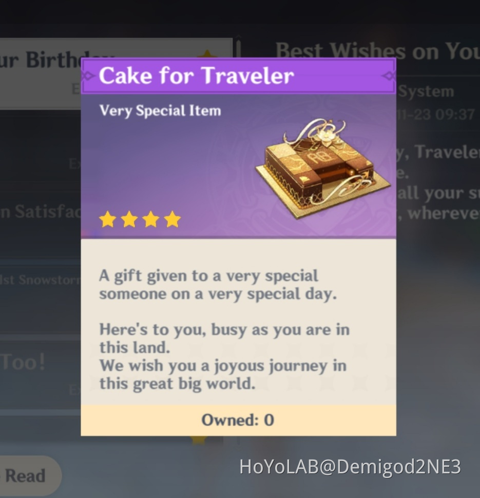 Cake for Traveler Genshin Impact | HoYoLAB