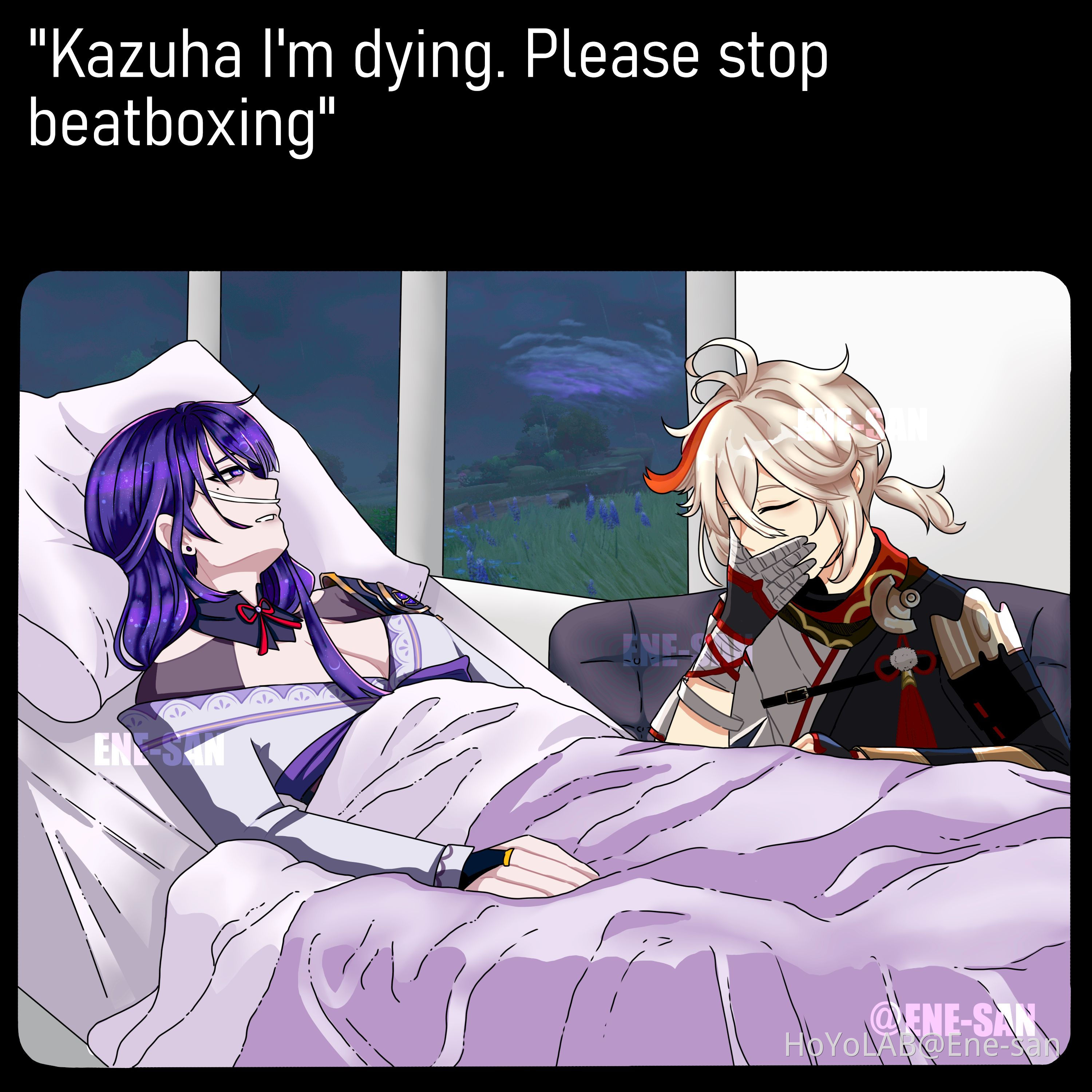 Kazuha I'm dying. Please stop beatboxing Genshin Impact | HoYoLAB