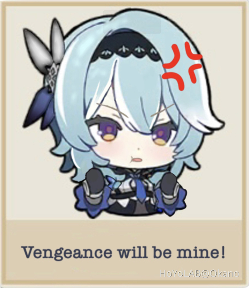 Eula sticker competition Genshin Impact | HoYoLAB