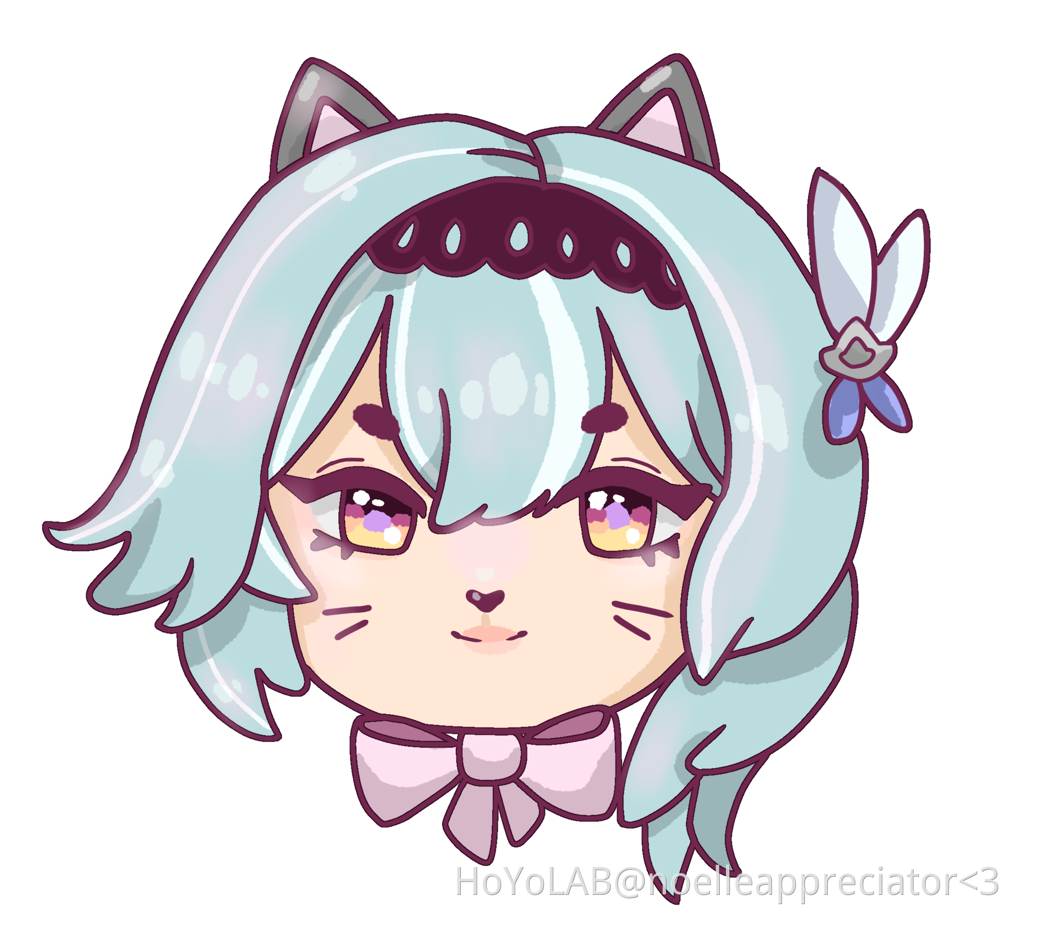 Eula Cat Emoji Genshin Impact | HoYoLAB