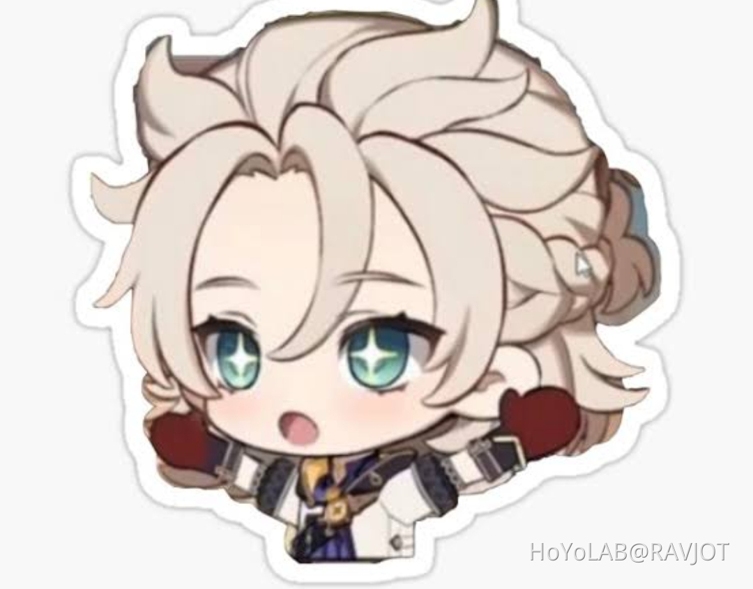 Albedo sticker Genshin Impact | HoYoLAB