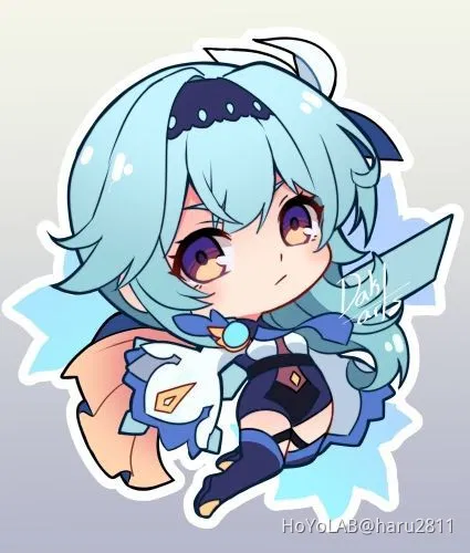 EULA CHIBI! Genshin Impact | HoYoLAB