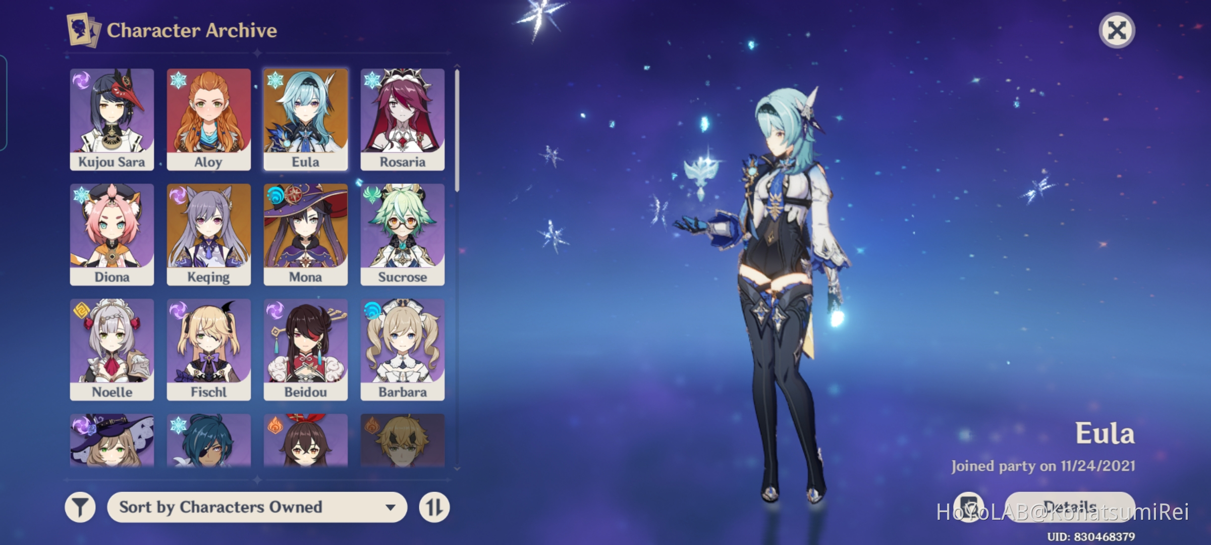 team comp for Eula Genshin Impact | HoYoLAB