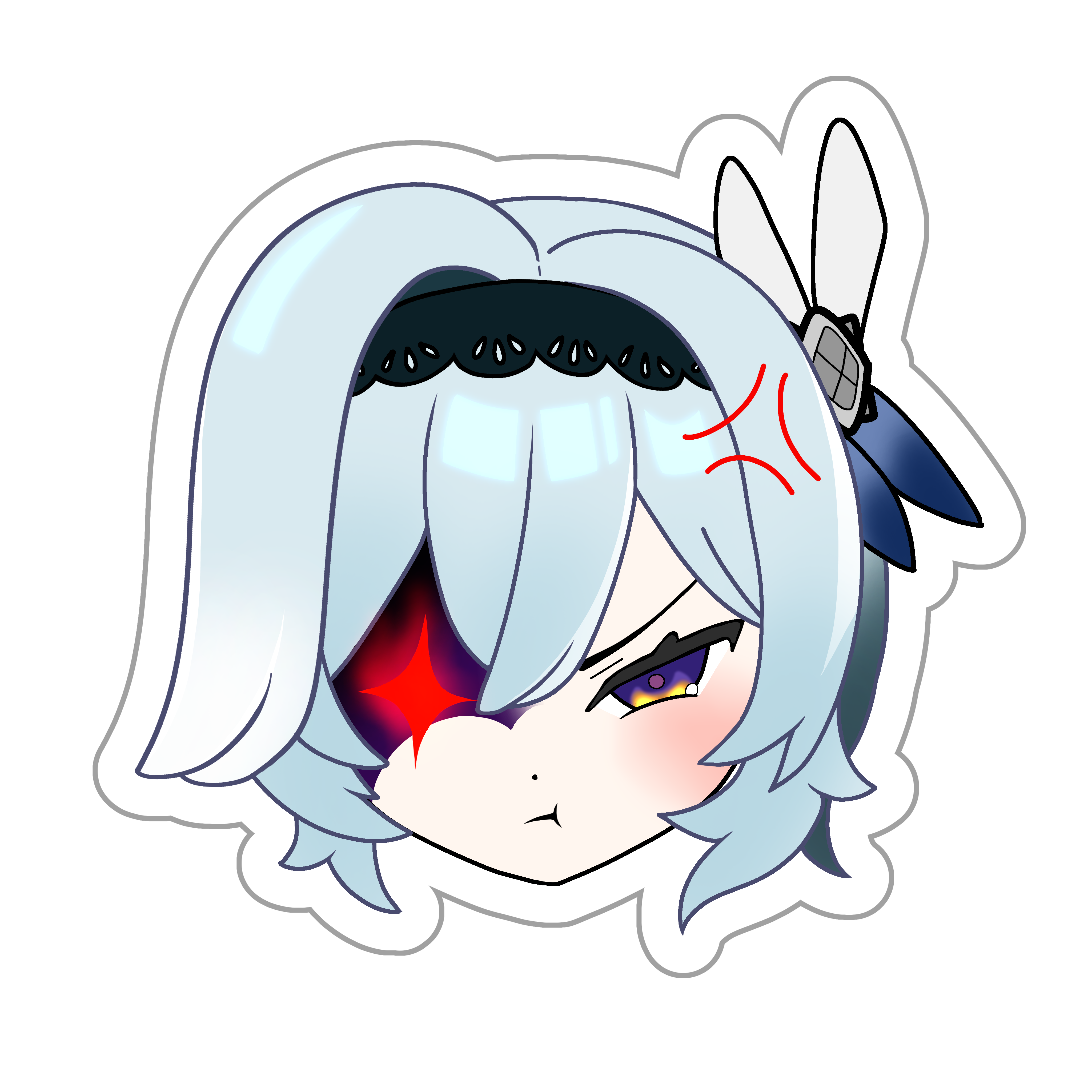 Emote/emoji de Eula “Time for vengeance/Hora de la venganza” Genshin ...