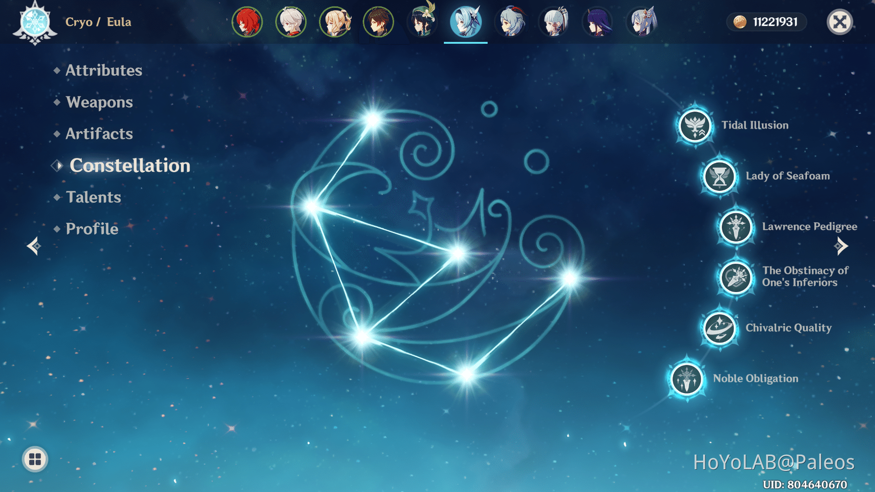 1.7m Eula burst in abyss 12-3 Genshin Impact | HoYoLAB