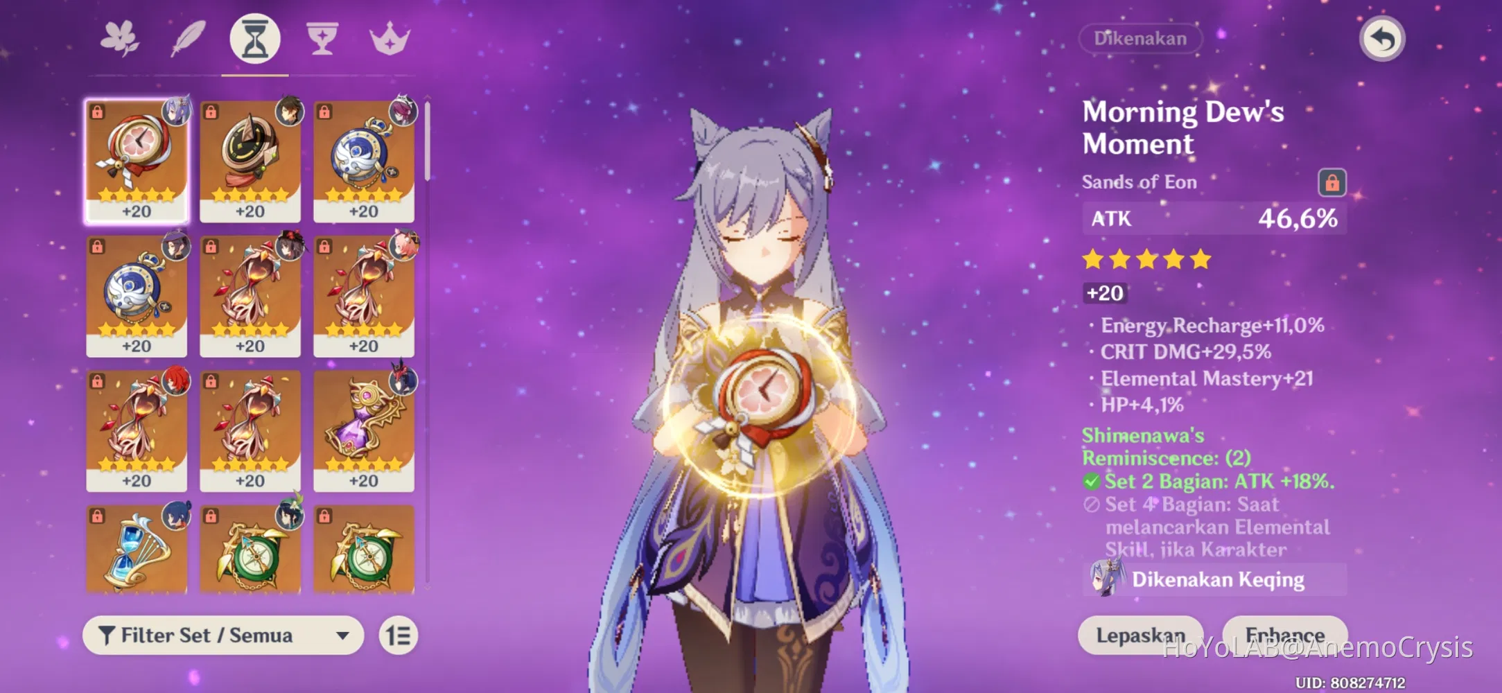 Ultimate Crit Keqing 50/300 *Beserta Tutorial !! Genshin Impact | HoYoLAB