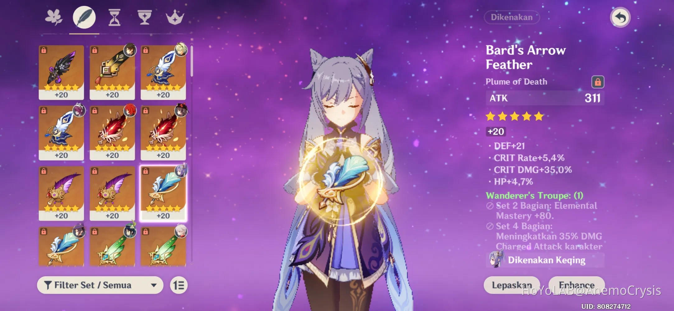 Ultimate Crit Keqing 50/300 *Beserta Tutorial !! Genshin Impact | HoYoLAB