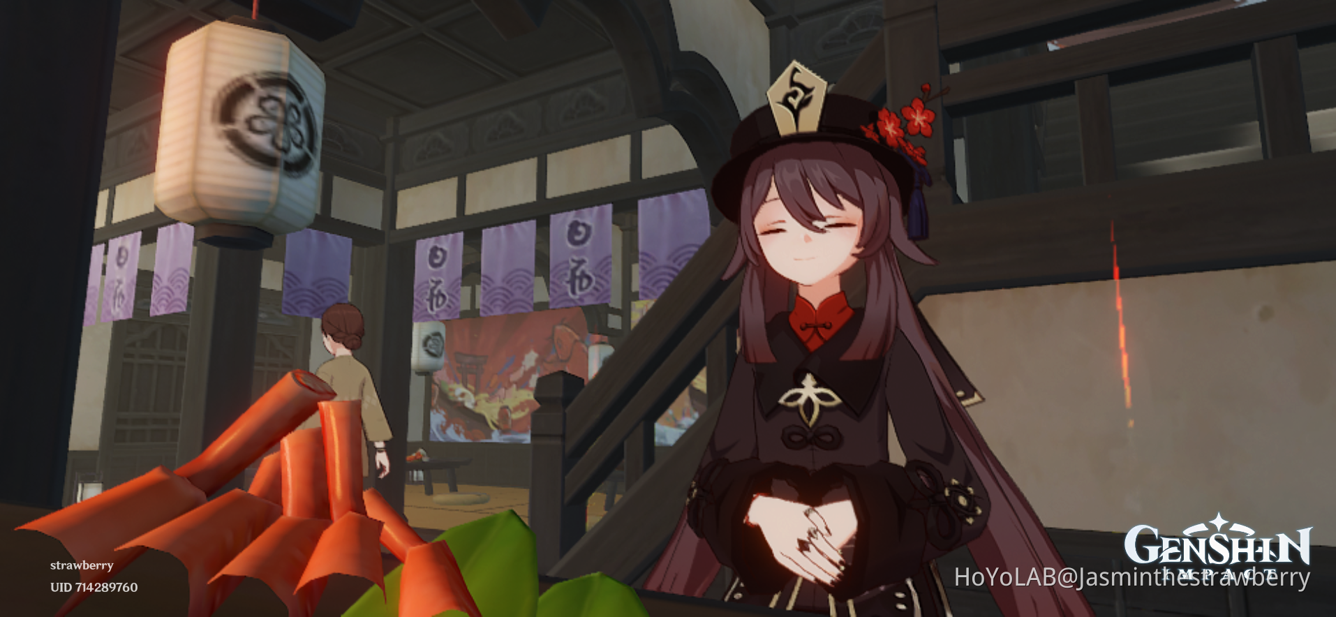 Hu tao waiting for her food^^ Genshin Impact | HoYoLAB