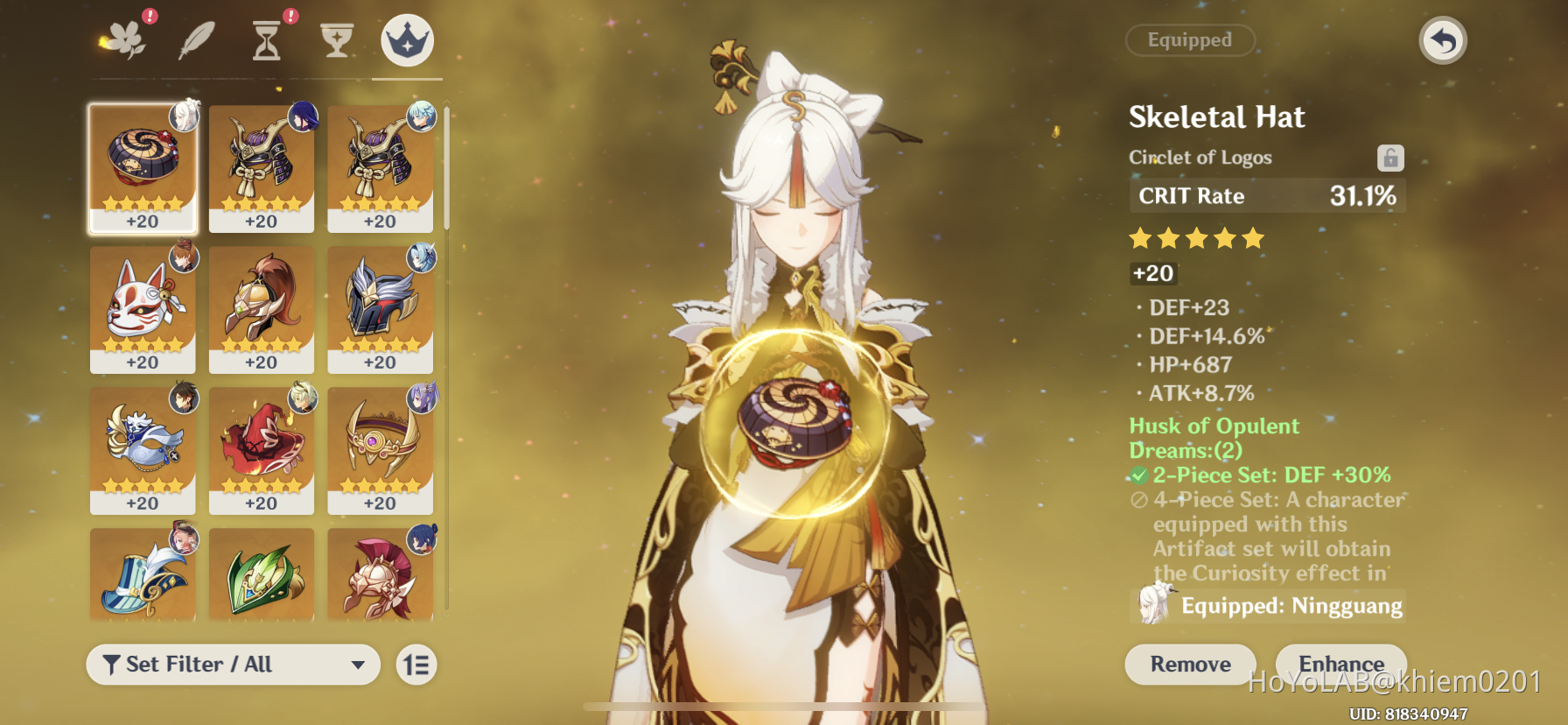 Can someone help me (Itto stats and build) :() Genshin Impact | HoYoLAB