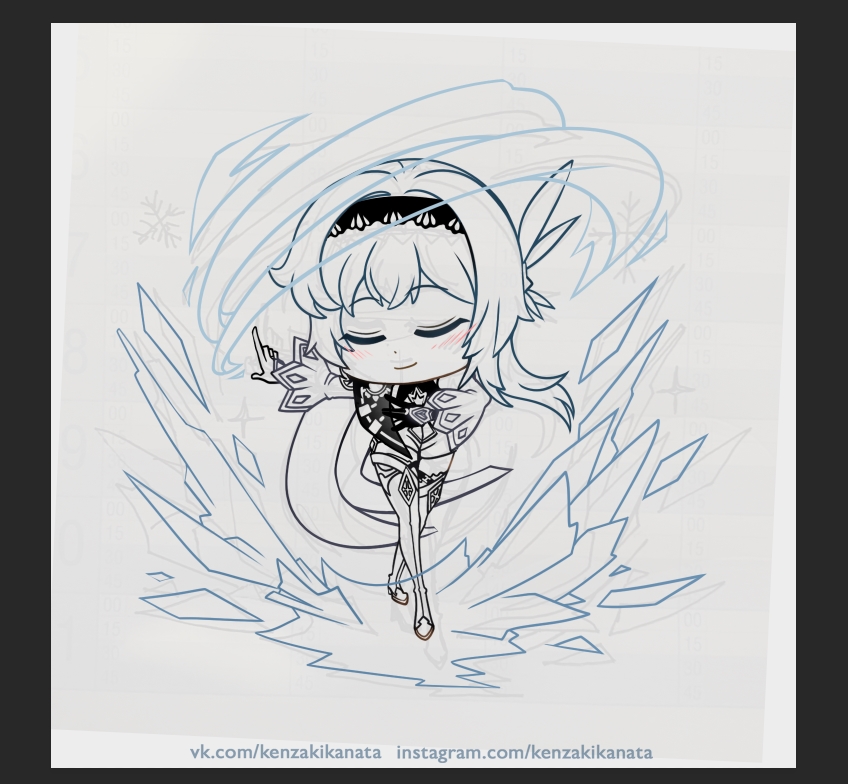 Eula Sticker | Genshin Impact | HoYoLAB